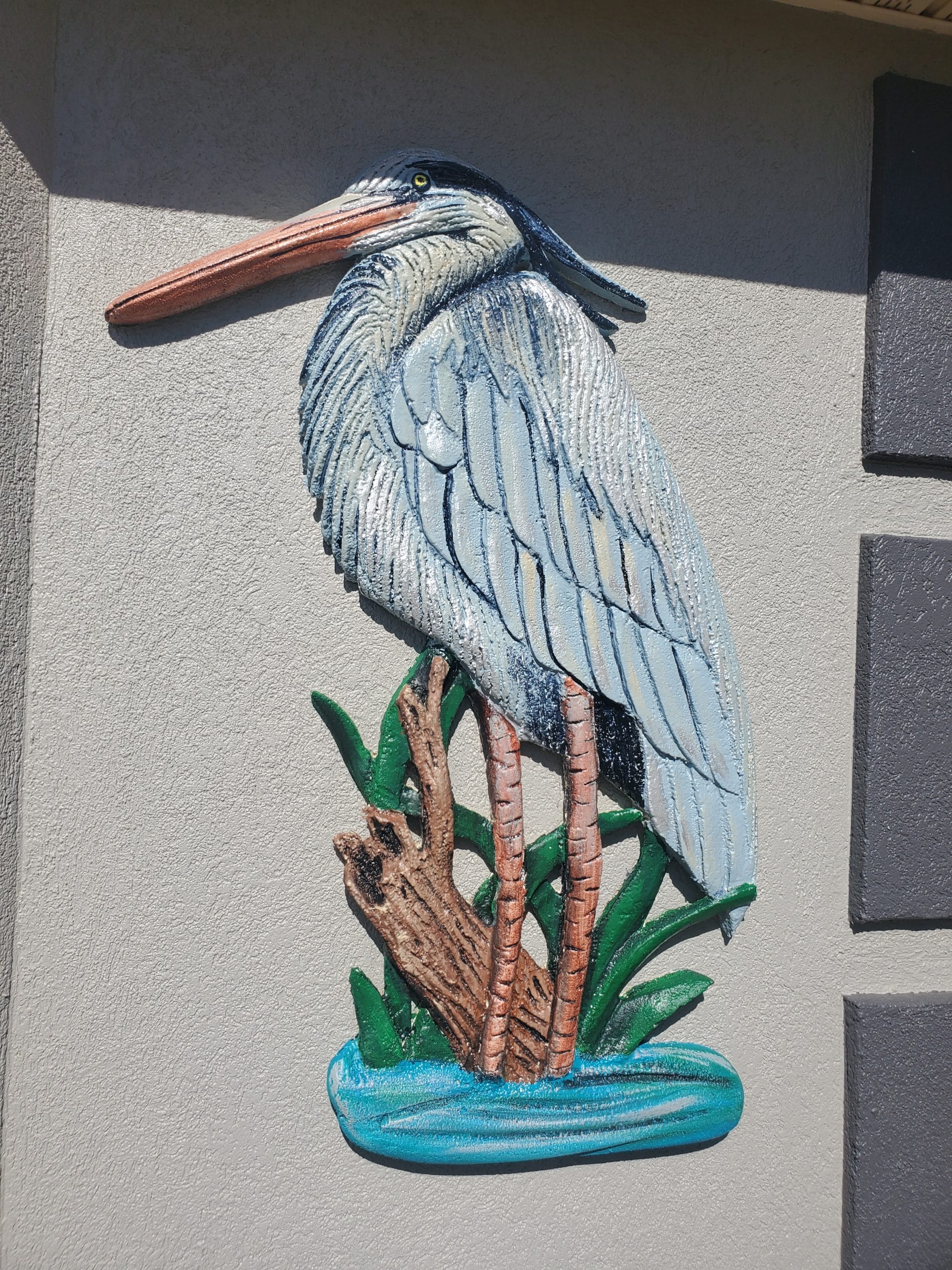 Stucco and Electrical Box Art - Jen Seymour