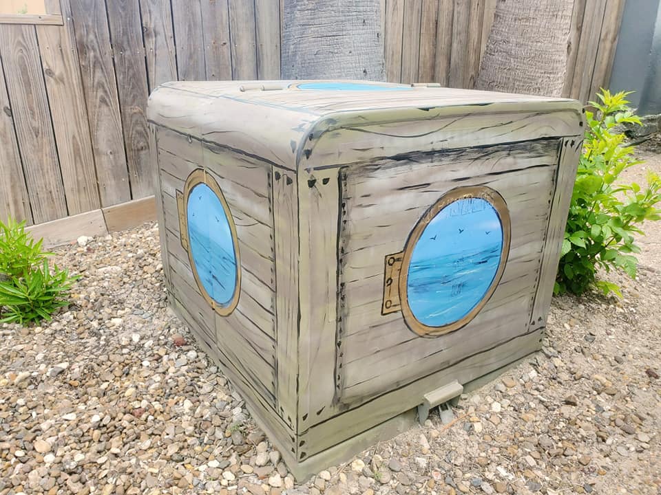 Stucco and Electrical Box Art - Jen Seymour